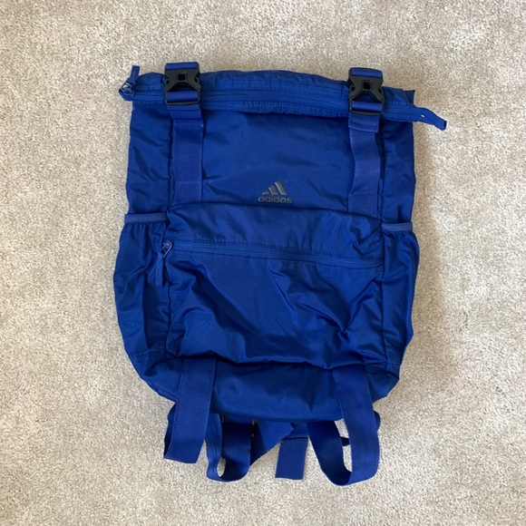 adidas | Bags | Adidas Royal Blue Backpack | Poshmark